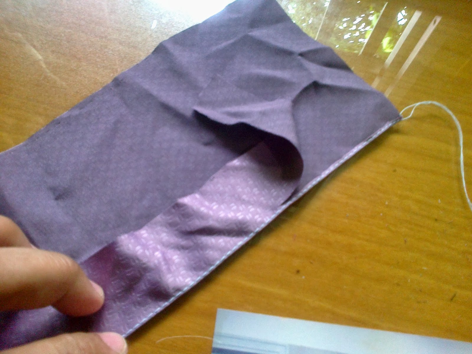 cik azz: Cara menjahit jahitan babyseam.