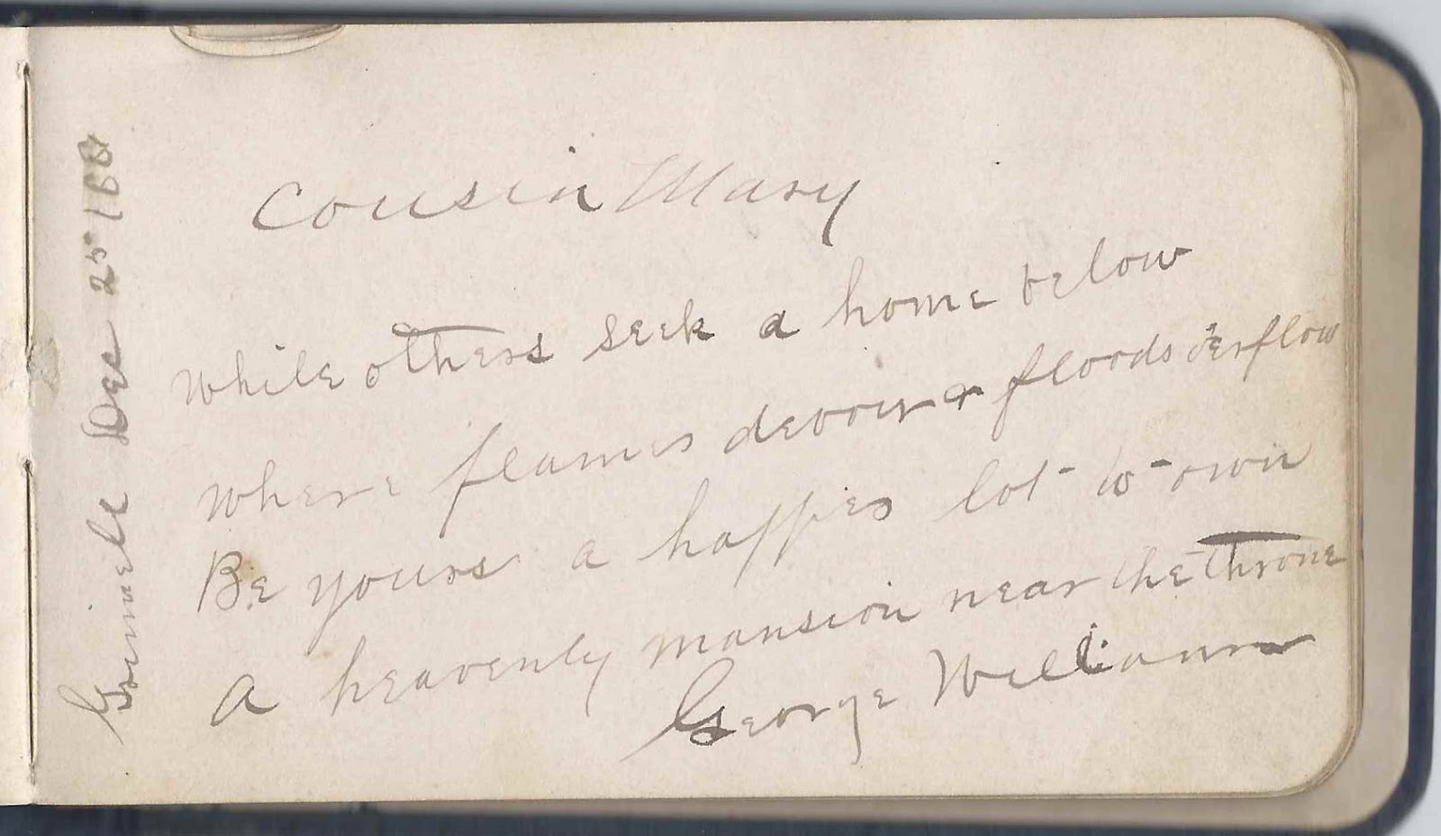 Heirlooms Reunited: One of Two 1880s Autograph Albums of Mary Elizabeth ...