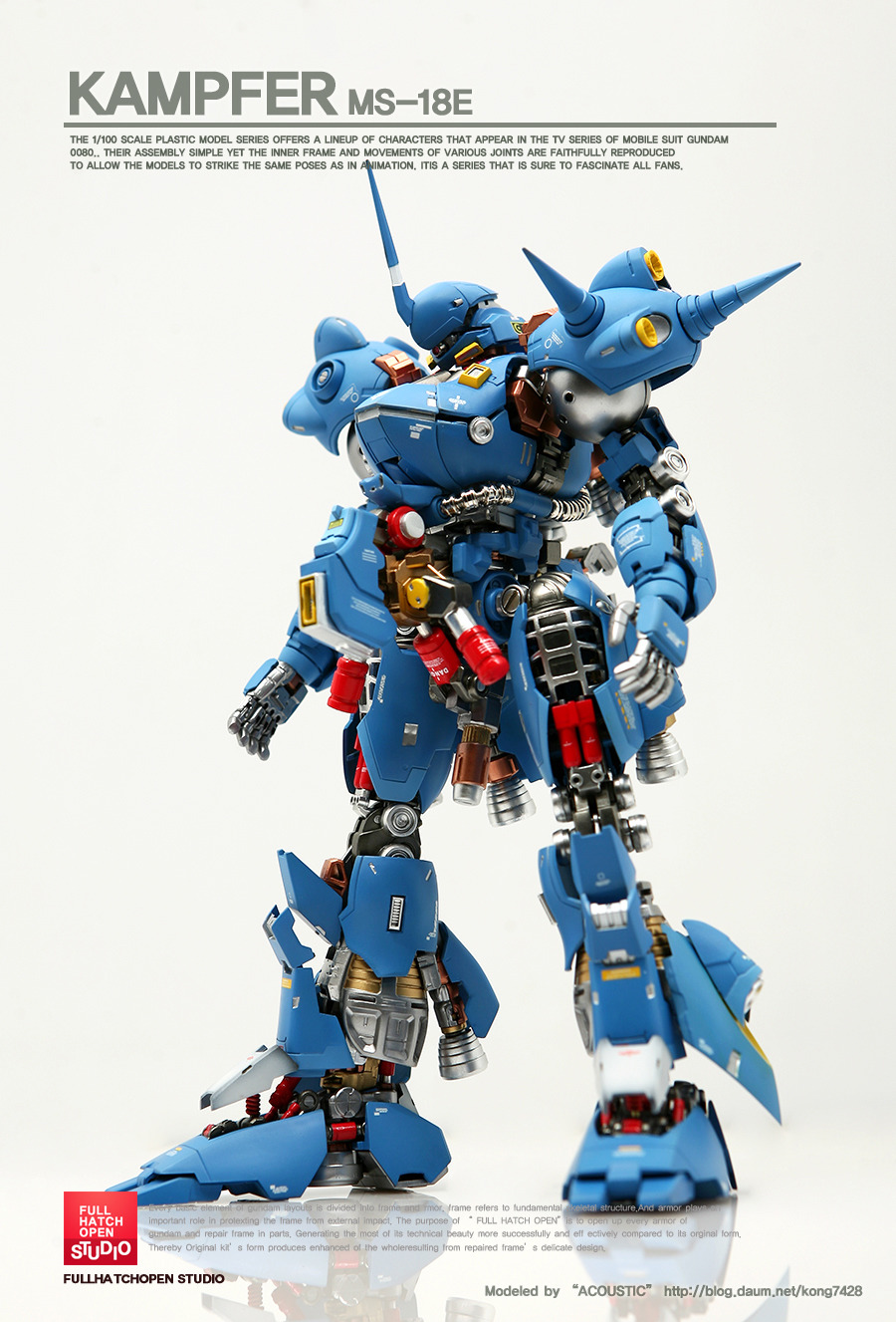 GUNDAM GUY: 1/100 Kampfer [Open Hatch] - Custom Build