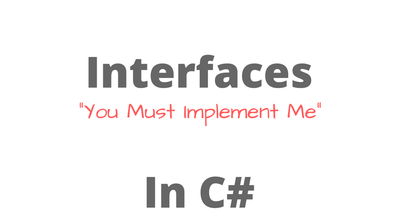 Interface Example In C#