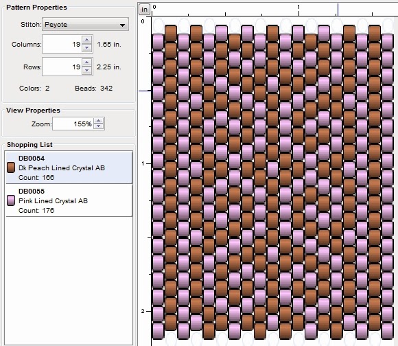 Imaginesque: Beading: Peyote Stitch Pattern 25