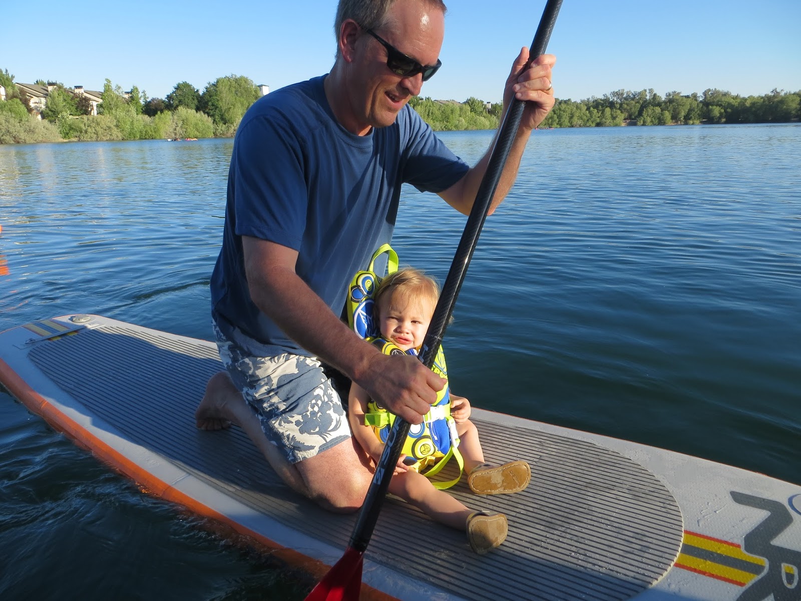 him & HER & them: parents and paddle boarding