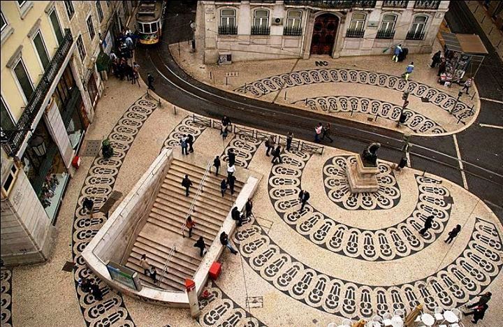 "Largo do Chiado" in Lisbon