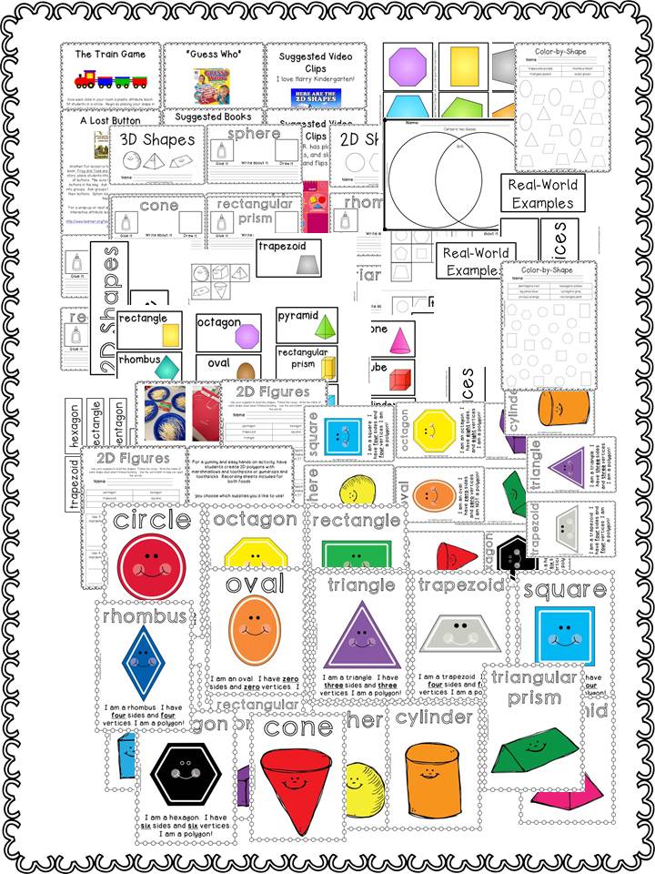 Mrs. Wheeler's First Grade Tidbits: Geometry: 2D Shapes