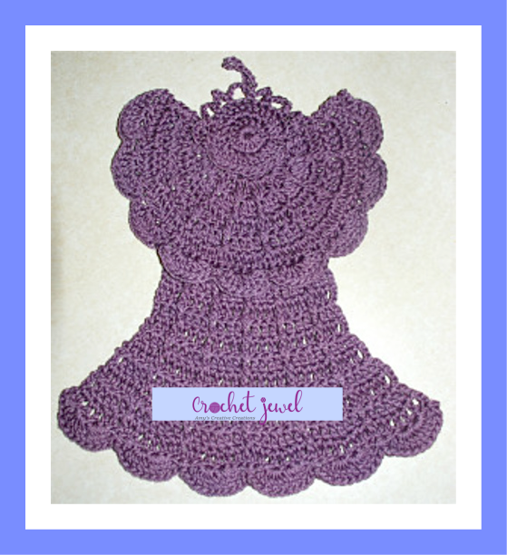 Amy's Crochet Creative Creations: How to Crochet an Angel Dishcloth ...