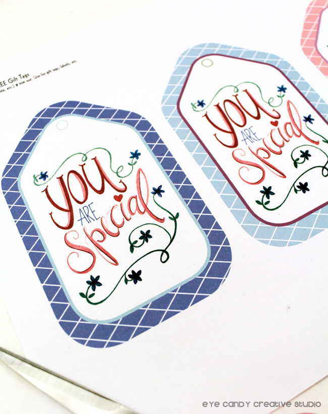 Eye Candy Creative Studio: FREEBIE :: You Are Special Gift Tags