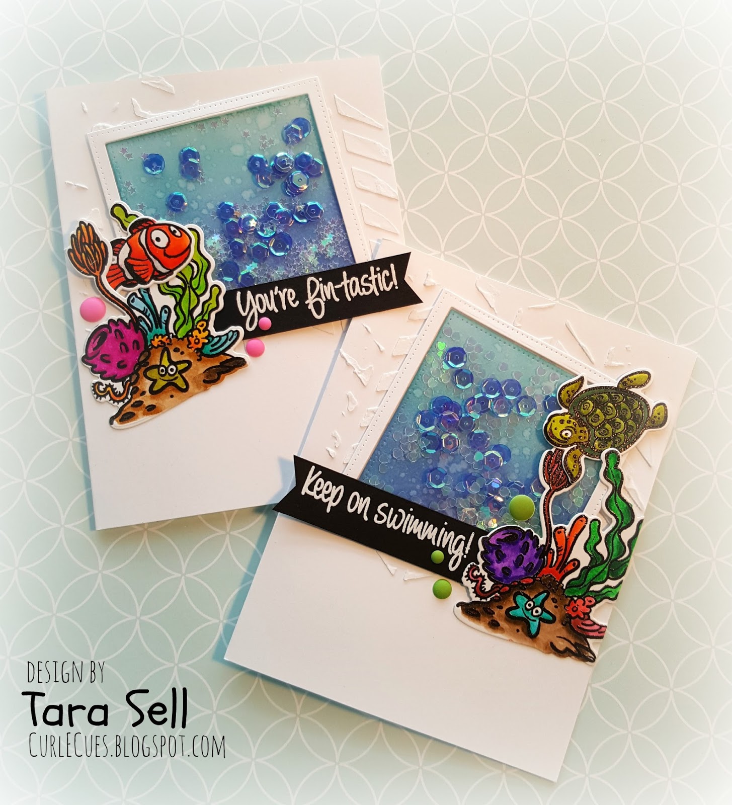 GIVEAWAY!! Your Next Stamp: Fishy Fun Shaker Card with the Fuse Tool ...