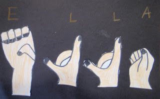 Fayston Elementary Art: Sign Language Hands