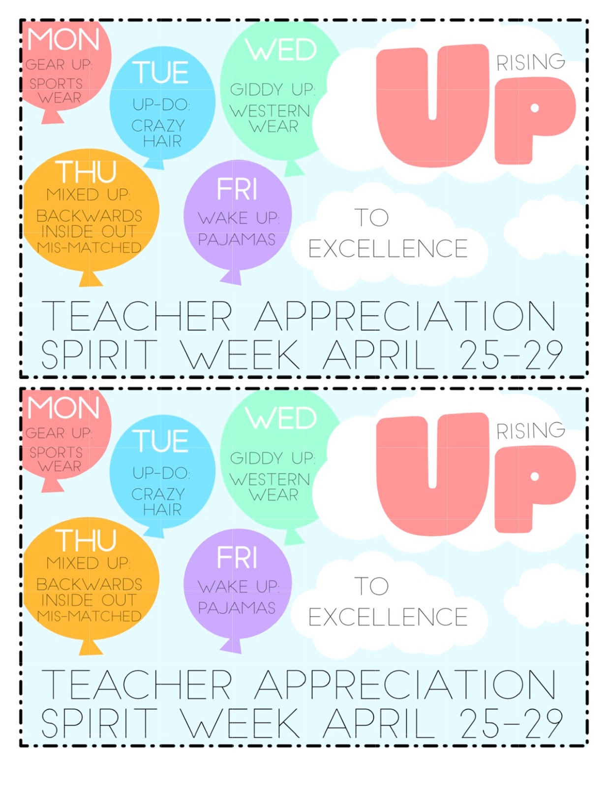 What 5 Teach Me: Teacher Appreciation Week - Rising Up to Excellence