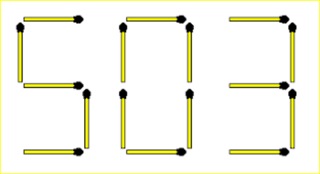 Matchstick Math Picture Puzzle-Shake The Brain