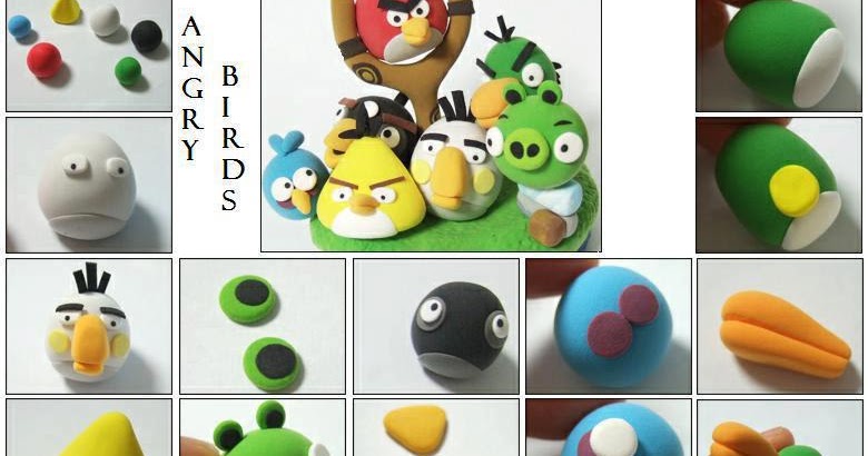 Eu Amo Artesanato: Angry Birds de biscuit