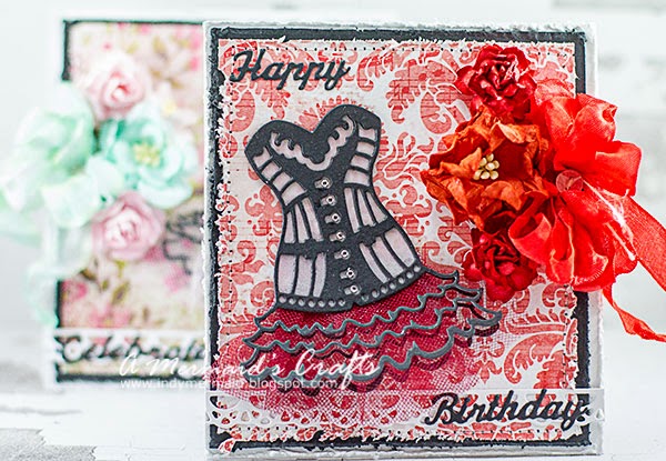A Mermaids Crafts: Vintage Corset Cards and WINNER!!