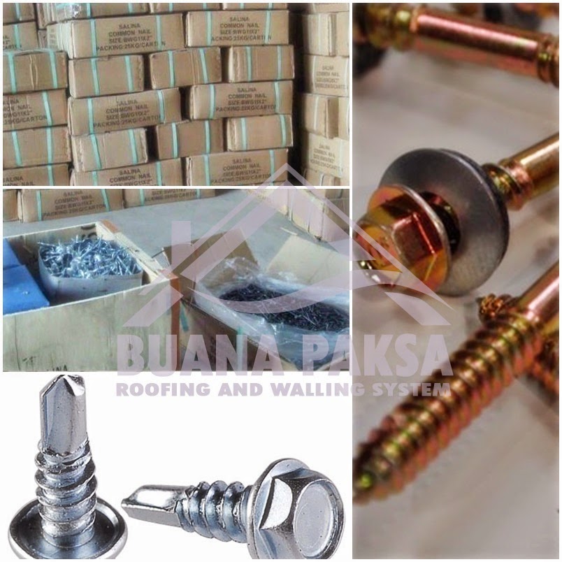 Atap Galvalum Zincalum Tanpa Screw Baut Optima Klip-lok Spandek Trimdek ...