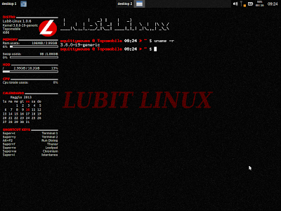 LUBIT LINUX: Lubit Linux 1.0.6: pronta al download