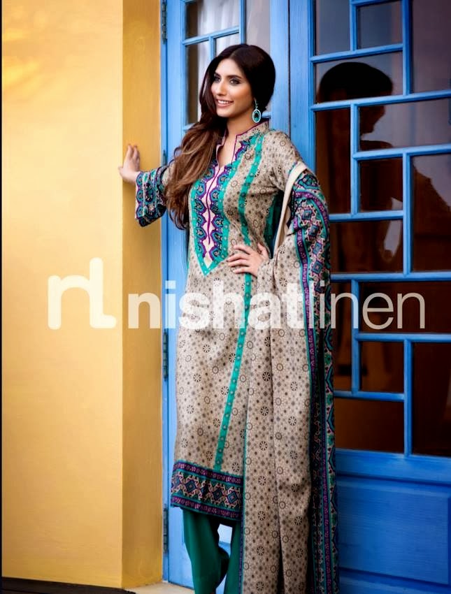 Nishat Linen Winter Designs 2013-2014 Catalogue | Nishat Winter / Fall ...