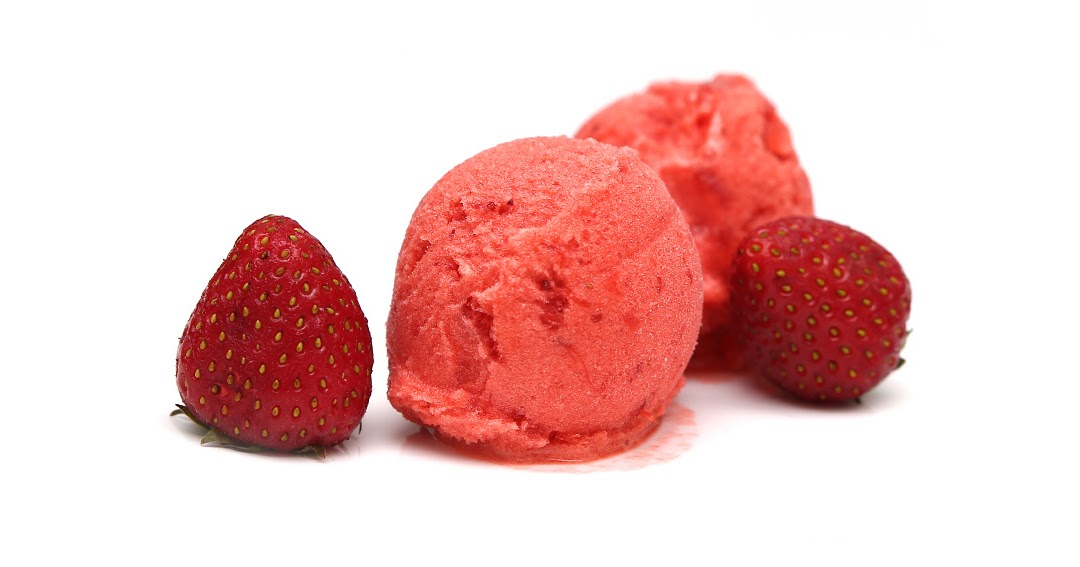 Sorbet à la fraise