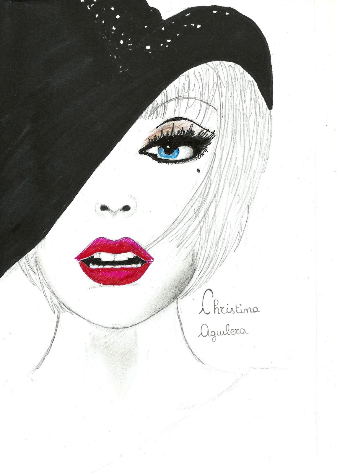 Yo-Drawing: Christina Aguilera