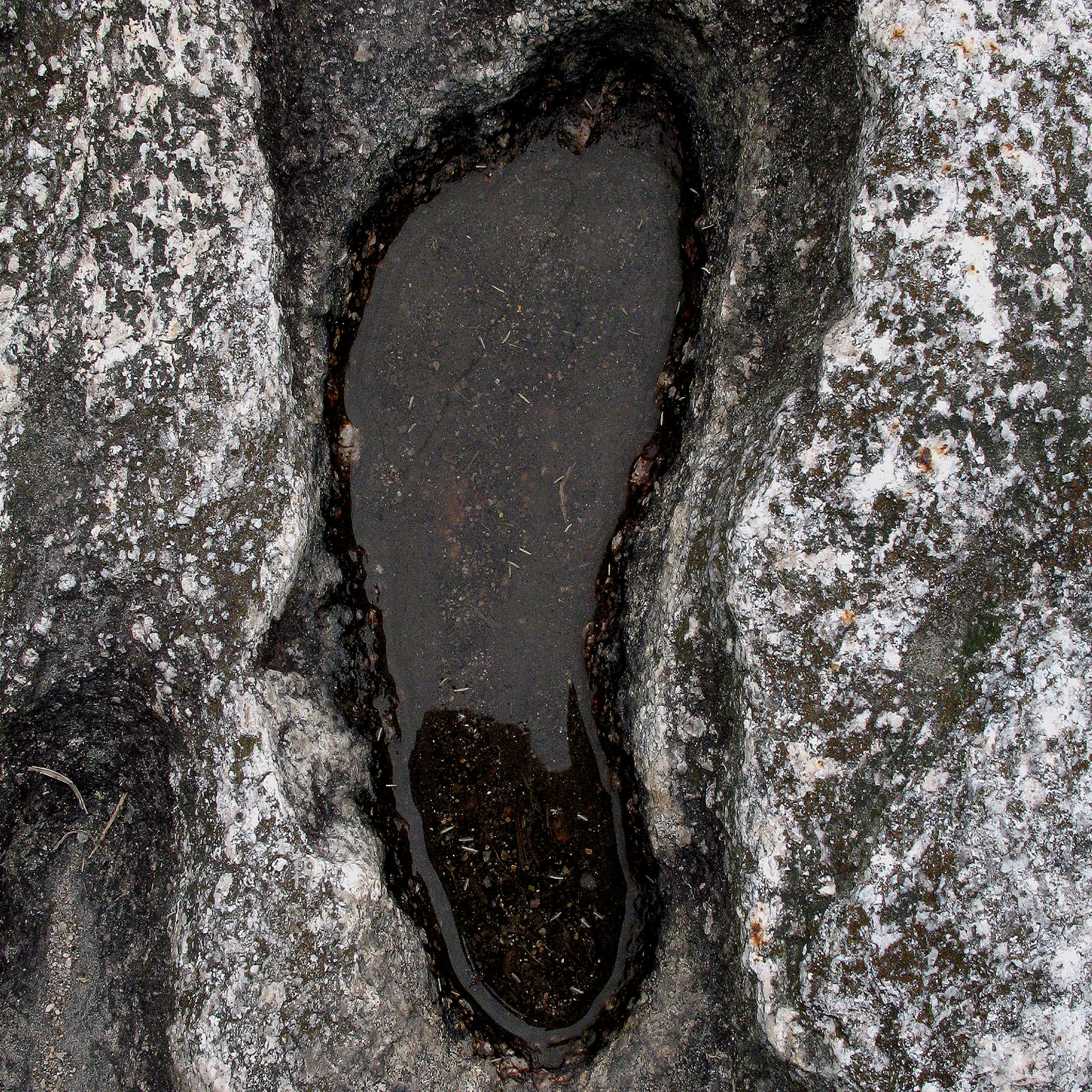 Landmarks: Foot Print Rock