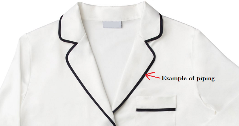 Difference Between Binding and Piping in Garments