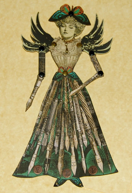 Lulus Heartful Creations: The Fly Sisters Steampunk Paper Dolls