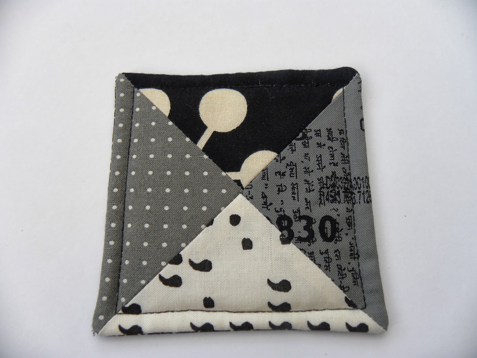 Becca Lou Creates: Weekend Stitching - Patchwork Coasters Trial