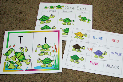 Mommy's Little Helper: Letter T/Turtles