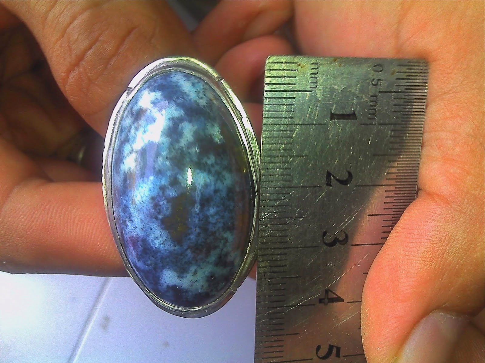 Batu Permatan: batu bacan blue elektrik