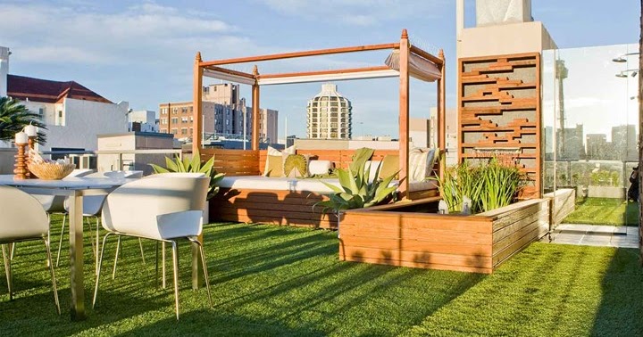 Konsep Desain Taman Di Atas Rumah