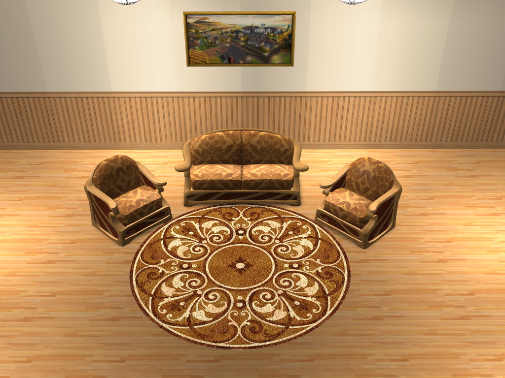 My Sims city block: Коллекция ковров 2 (The Sims 2)