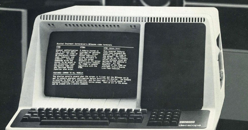 Retromobe - retro mobile phones and other gadgets: DEC VT52 (1975)