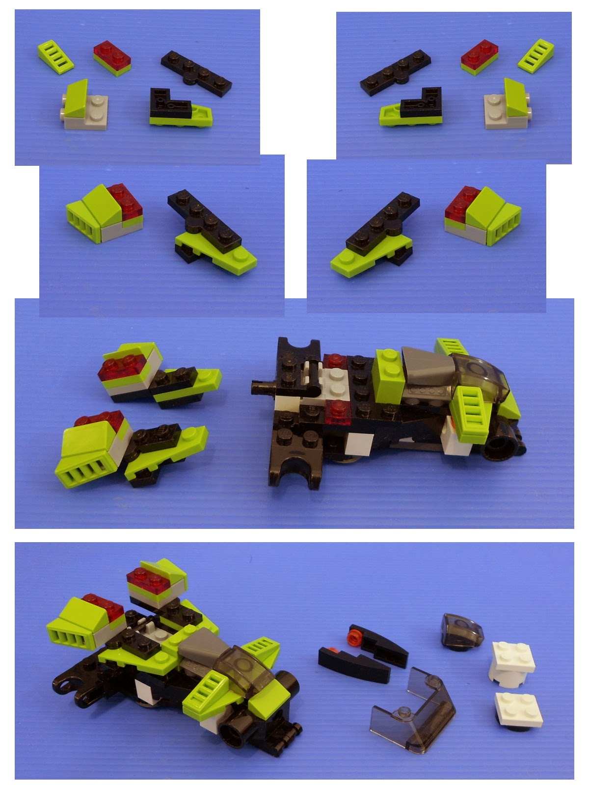 Alanyuppie's LEGO Transformers: Instructions for LEGO 31007 Power Mech ...