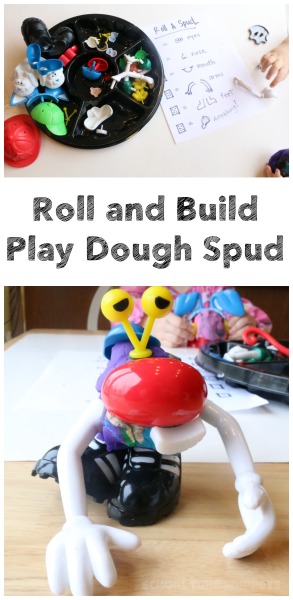 Preschool Roll and Build Play Dough Game | School Time Snippets