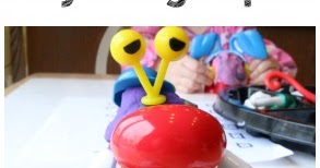 Preschool Roll and Build Play Dough Game | School Time Snippets