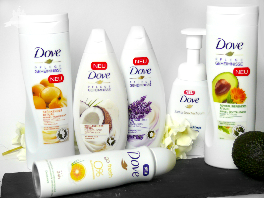 {Review} Dove Secrets - Neue Pflegeprodukte 2017 | castle in the clouds