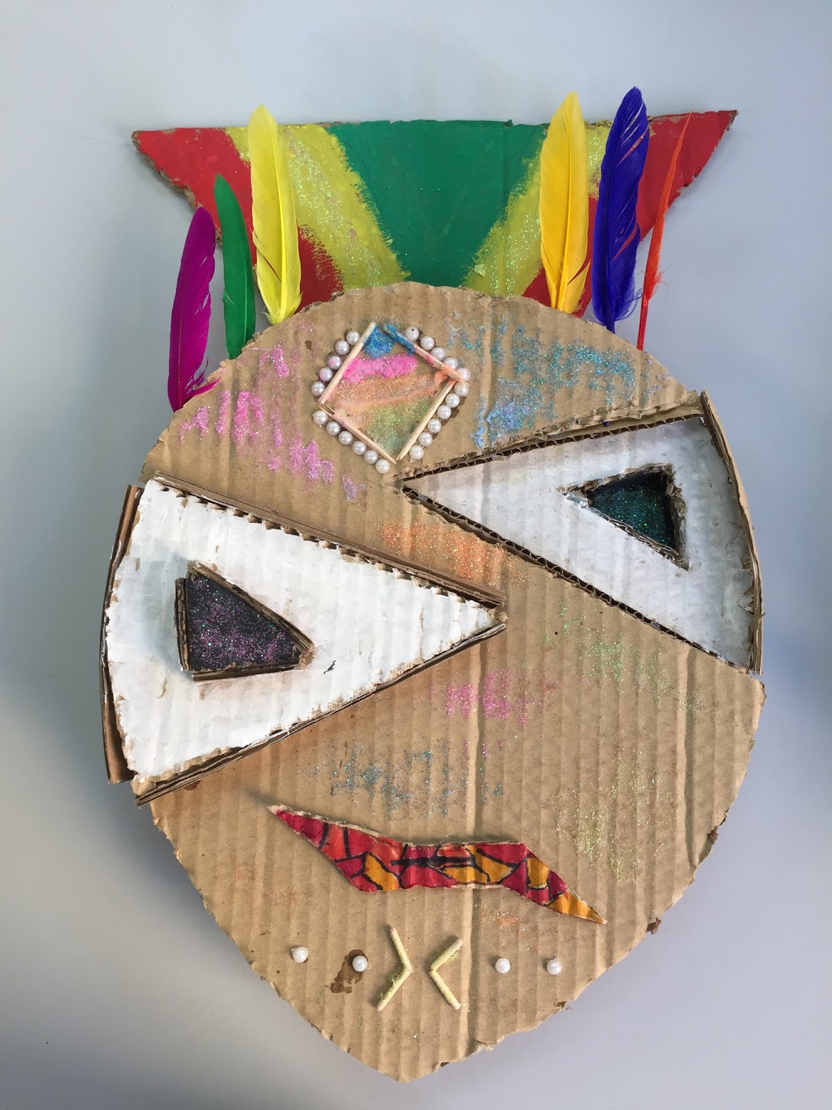 TREBALLS ARTÍSTICS: CUBIST AFRICAN MASK