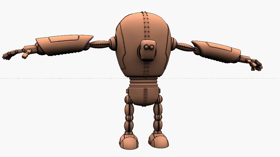 My 3D Paradise: Cartoon robot animation in Maya and Motion Builder