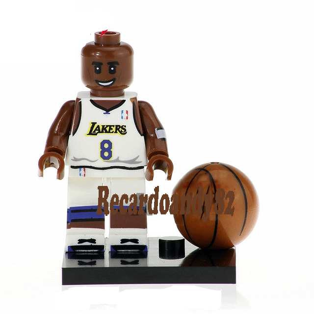 Kobe Bryant Basket Ball player mini figure toy fit Lego - LEGO