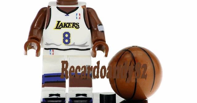Kobe Bryant Basket Ball player mini figure toy fit Lego - LEGO