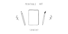 Printable Art Sunday