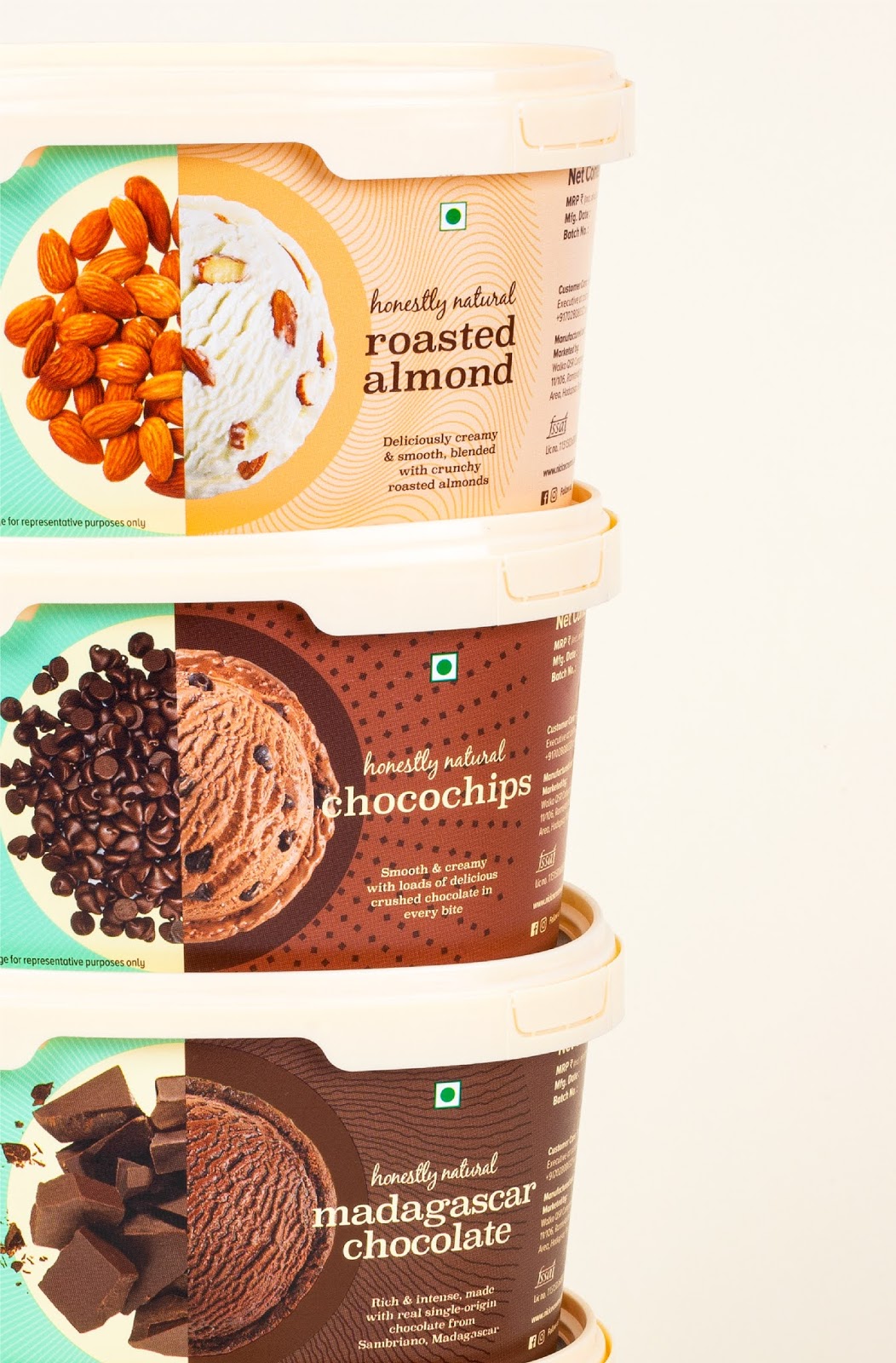 Honestly Natural Ice cream – Packaging Of The World