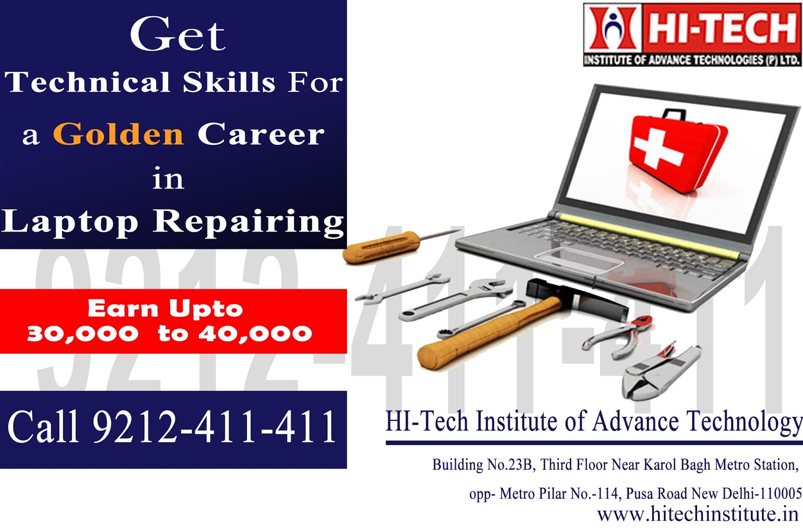 Hi-Tech Institute of Advanced Technologies for Laptop Repairing course ...