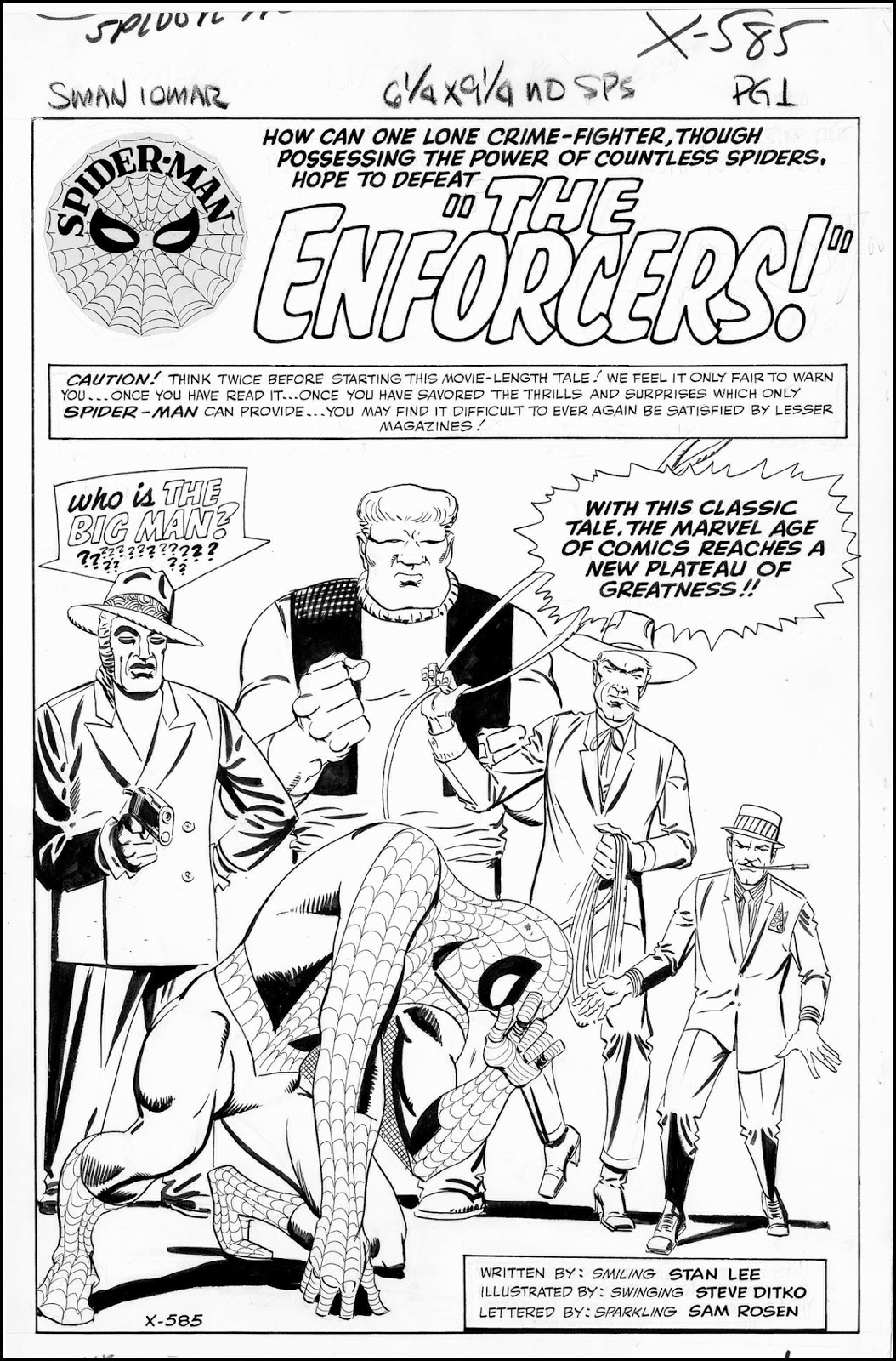 Fantasy Ink: Ditko Spider-Man