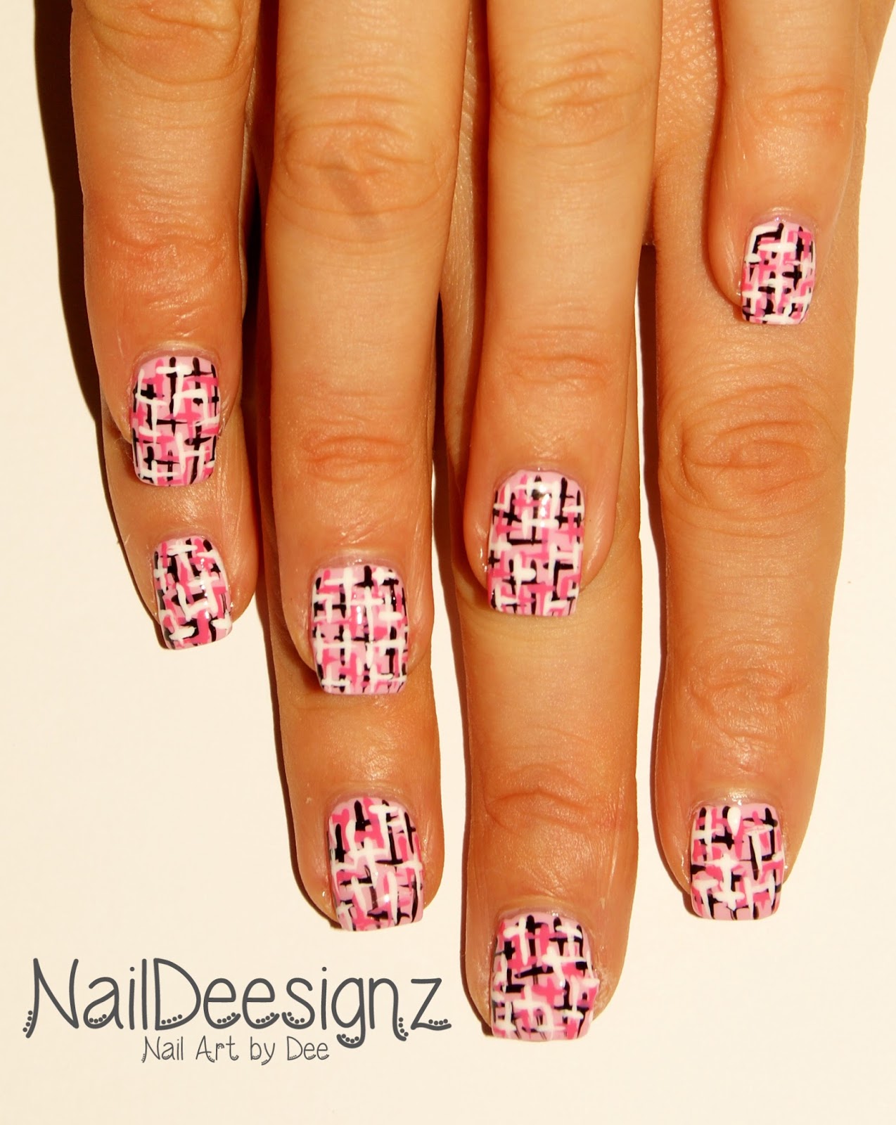 NailDeesignz: Tweed Nail Art
