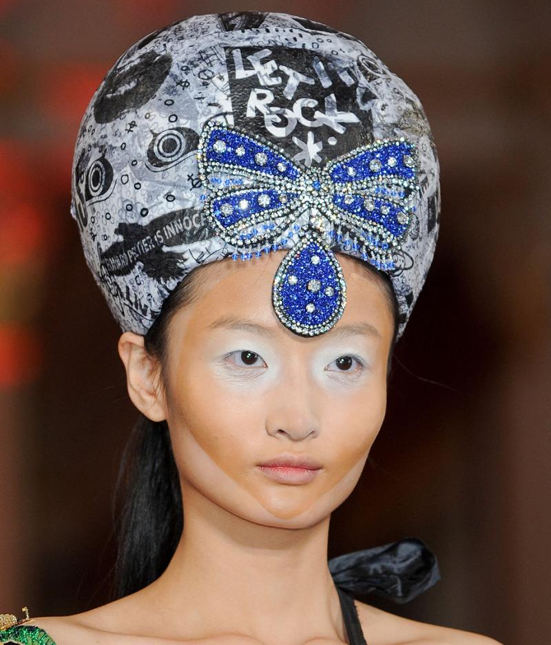 Fashion & Lifestyle: Vivienne Westwood Hats... Spring 2013 Womenswear