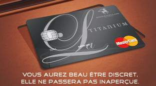 carte bancaire maroc: CARTE TITANIUM