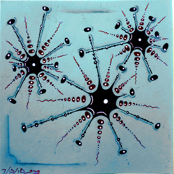 IAST 251, my new Tangle Y.I.Am, lots of Browneees, and self-made ...