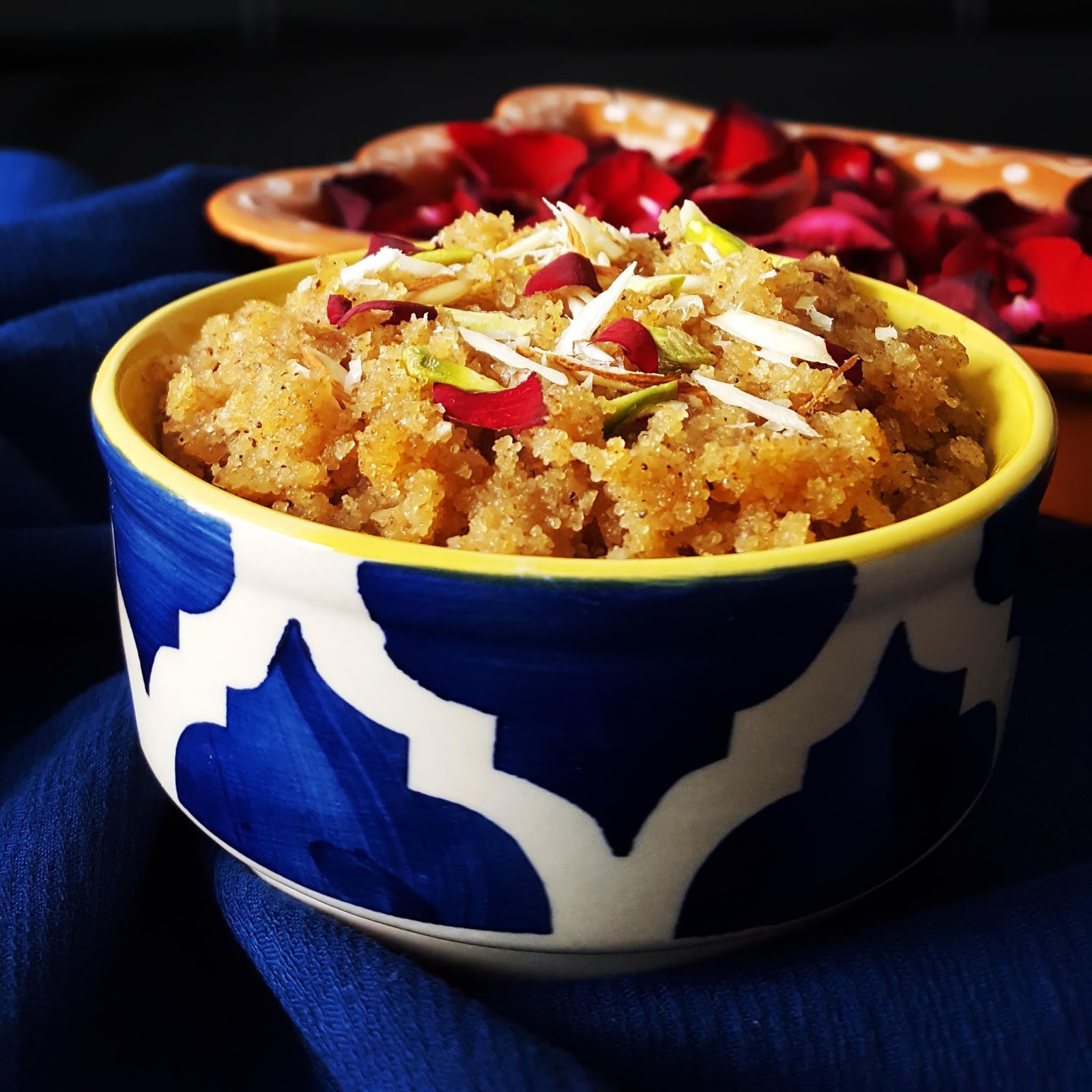 Sooji Badam Halwa | Semolina & Almond Pudding