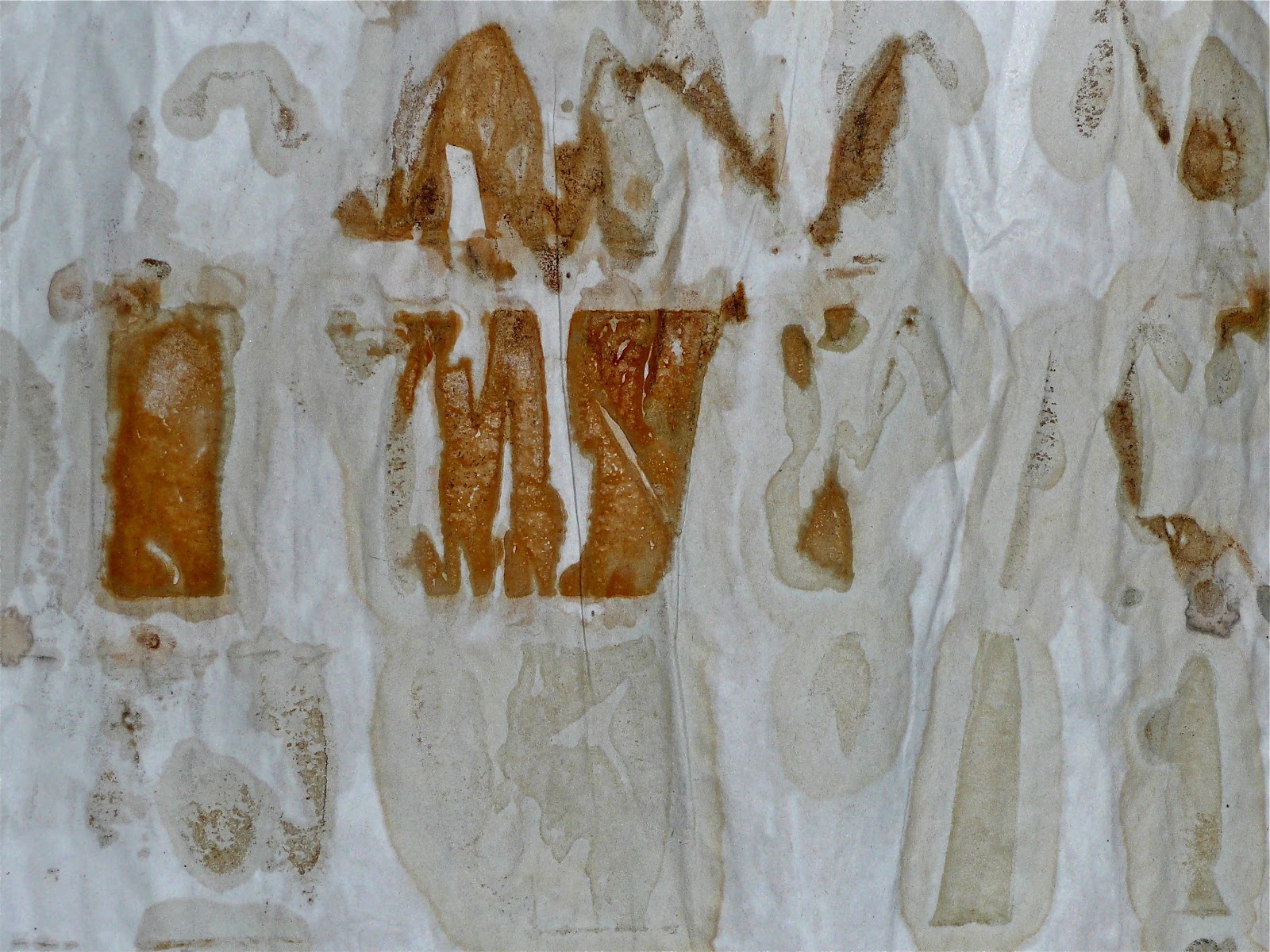 tracemarks: ink sludge and papermarks ..........