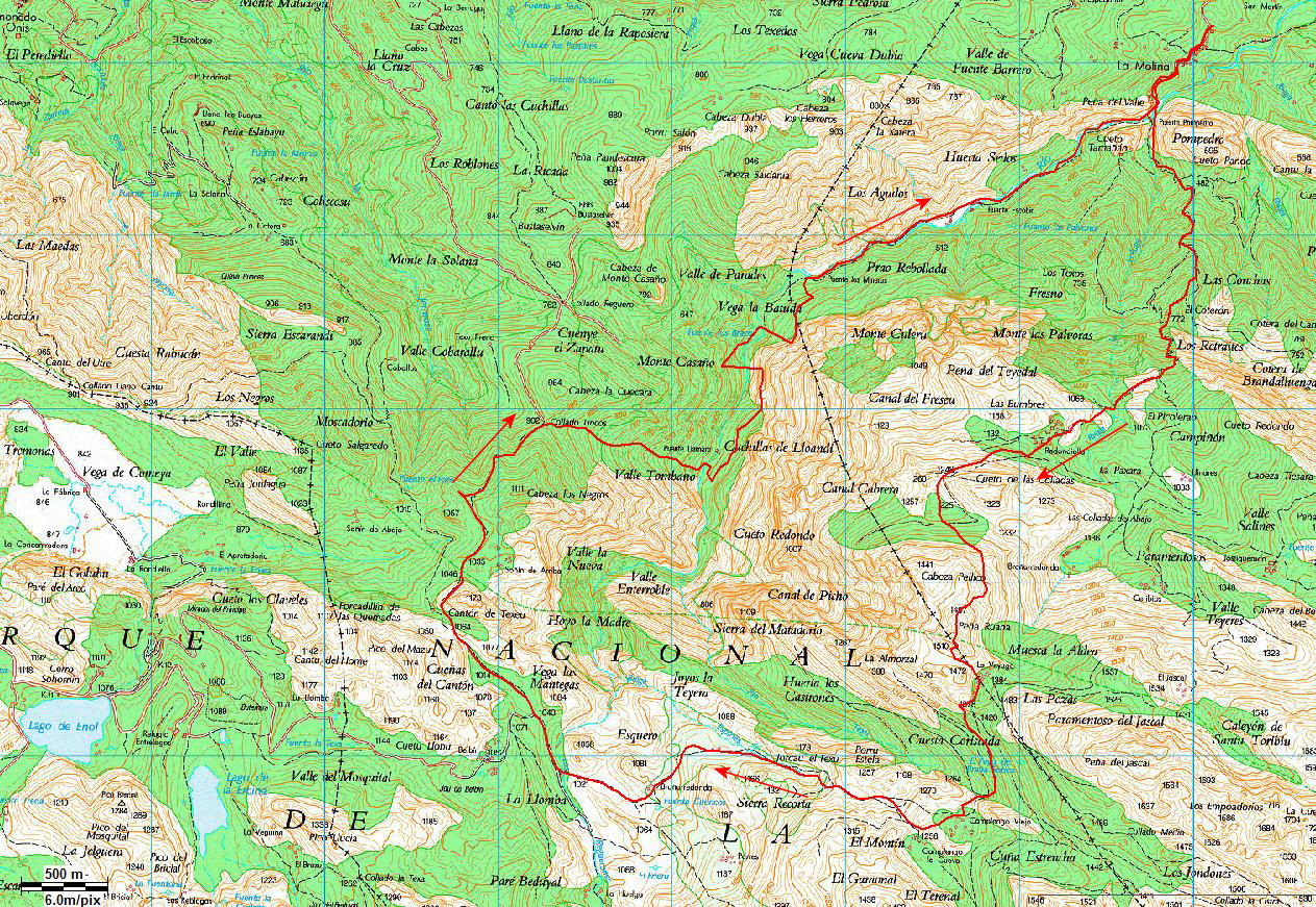 Caleyando con Cienfuegos: Circular a Peña Ruana desde La Molina