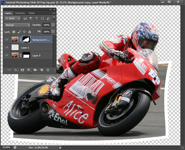 PhotoEffect: How to create 3D Pop Out Effect in Photoshop